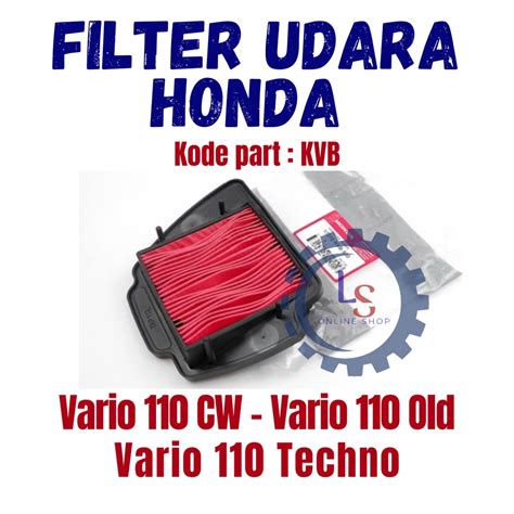 Jual Filter Saringan Udara Honda Vario Karbu Vario 110 CW Vario