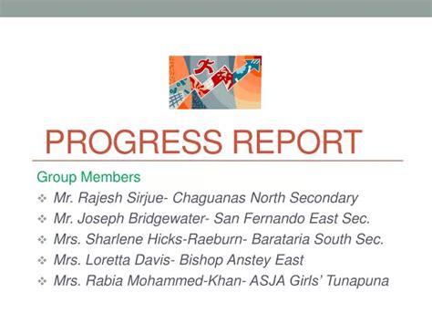 PPT Progress Report PowerPoint Presentation Free Download ID