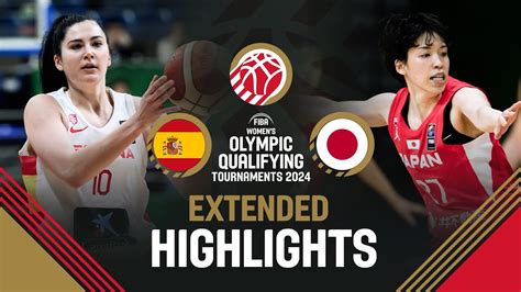 Spain 🇪🇸 V Japan 🇯🇵 Extended Highlights Fiba Womens Oqt 2024 Youtube