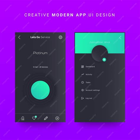 Premium Vector Android Mobile App Ui Ios Mobile Dashboard Ui Elements