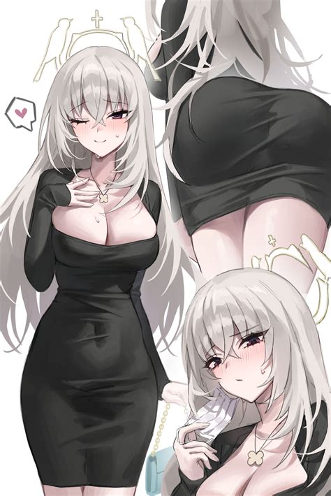 Sakurako And Dongtan Lady Blue Archive Drawn By Rakikr Danbooru