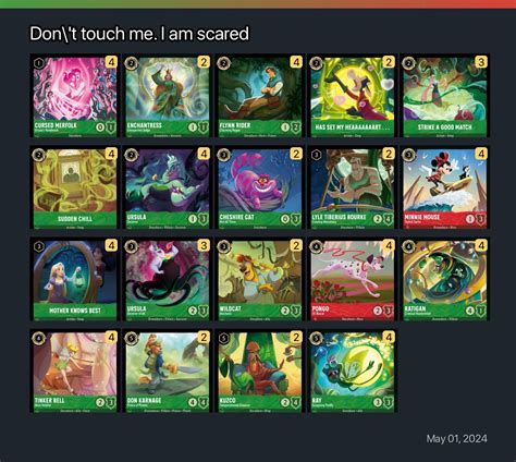 Dont Touch Me I Am Scared Lorcana Deck Lorcanagg