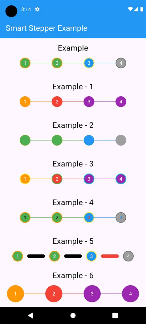 Smartstepper Flutter Package