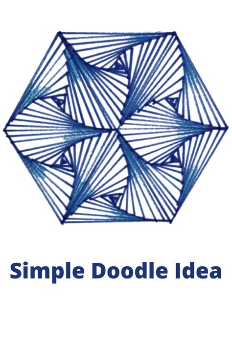 Spiral Art Tutorial Hexagon Geometric Design