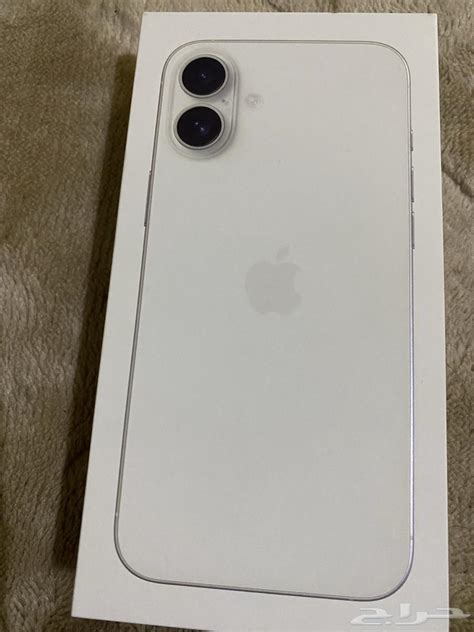 جوال ايفون 16بلس ابيض جديد موقع حراج