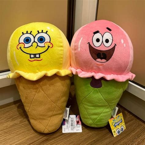 Jual Ice Cream Spongebob Squidward Size Medium Mainan Boneka Original Nickelodeon Shopee