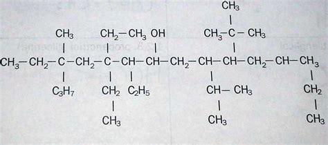 SOLVED Nombre De La Siguiente Nomenclatura CH CH CH CH OH CH C CH CHs CH C CH C CH