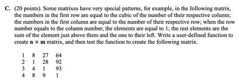 Solved C 20 Points Some Matrixes Have Very Special