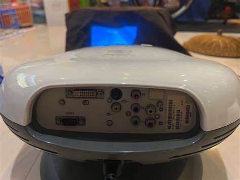 Vintage Hp Dlp Overhead Projector Dvi Hp Ep7120 W Pull Down Screen