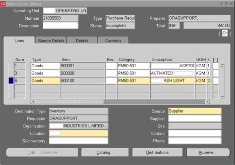 An Oracle Apps Blog Autocreate Creates Purchase Order With Same Line Number As In Requisition