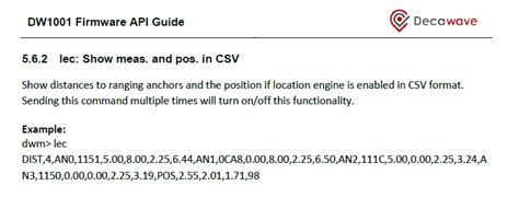 how to read output from dwm simple ultra wideband qorvo tech forum