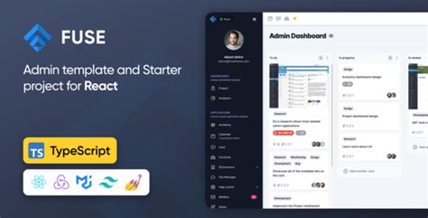 Fuse React Ts Advanced React Typescript Admin Interface By Withinpixels
