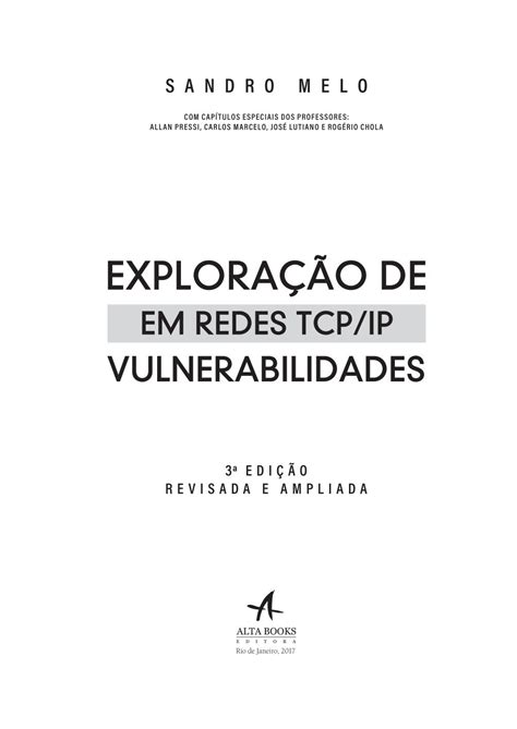 Download Explorando Vulnerabilidade Redes Tcpip Pdf By Sandro Melo
