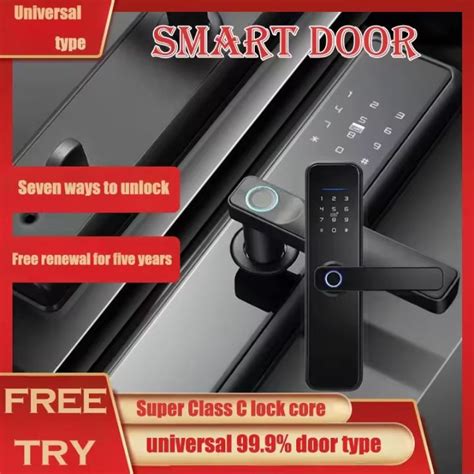 Smart Lock Fingerprint Password Lock Biometric Code Digital Control