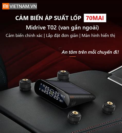 Cảm Biến Áp Suất Lốp 70mai Midrive T02 (Van gắn ngoài) - Xiaomi Vũng Tàu