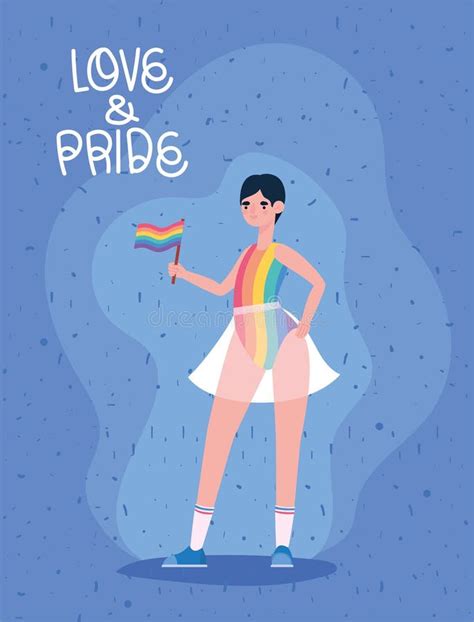 Cartel De Amor Y Orgullo Lgbtq Ilustración Del Vector Ilustración De
