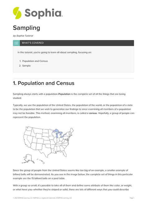 Sampling Introduction To Statistics Unit 1 Lecture Notes And Tutorials Sampling By Sophia