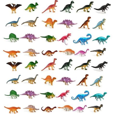 Lot de figurines de dinosaures En plastique Pour garçons et filles Cadeau d