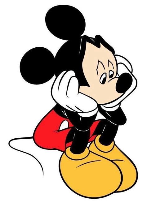 Hd Mickey Mouse Crying Sad Sitting On A Chair Png Artofit