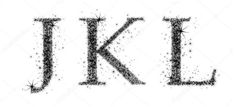 Three Uppercase Letters Of The Alphabet Stock Vector By ©kjolak 114006570