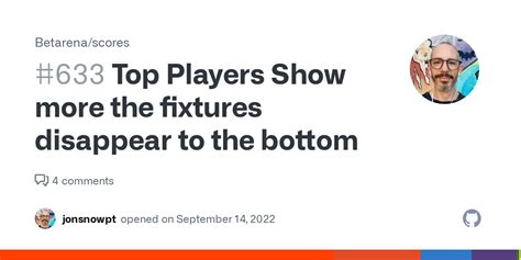 Top Players Show More The Fixtures Disappear To The Bottom · Issue 633