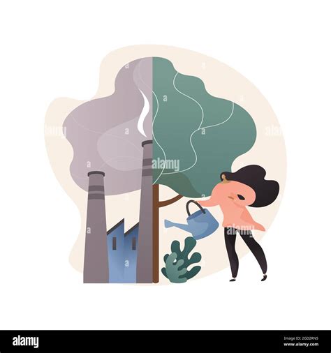 Environmental Protection Vector Concept Metaphor Stock Vector Image