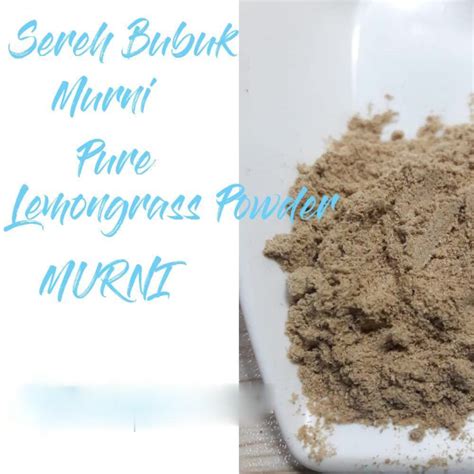 Serai Bubuk Murni Isi 100 Gram Sereh Bubuk Pure Lemongrass Powder