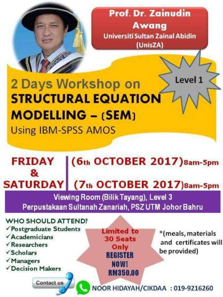 Structural Equation Modelling Sem Using Ibm Spss Amos Faculty