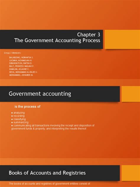 Chapter 3 The Government Accounting Process Pdf Expense Budget