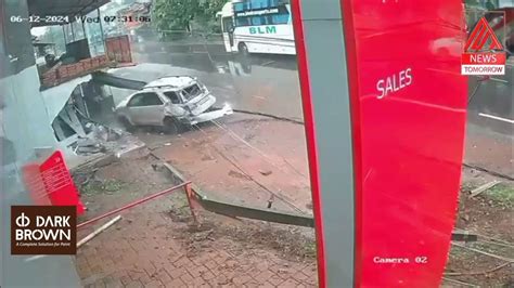 കണ്ണൂർ തോട്ടടയിൽ വാഹനാപകടം സി സി ടി വി ദൃശ്യം Youtube