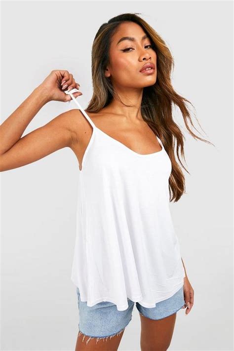 Basic Swing Cami Top Boohoo