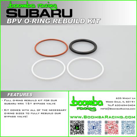 Subaru Wrx Bypass Valve Rebuild Kit Boomba Racing Inc