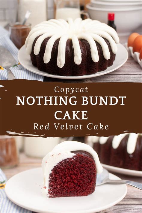 Copycat Nothing Bundt Cake Red Velvet Cake Cake Recipes Nothing
