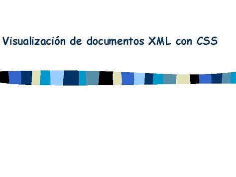 Visualizacin De Documentos Xml Con Css Plantilla Css