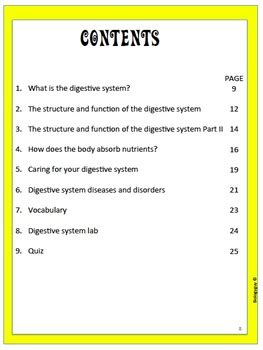 DIGESTIVE SYSTEM Interactive Notebook By Edward White TpT