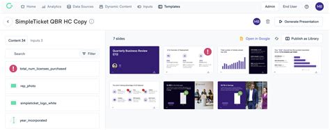 Templates Overview Matik