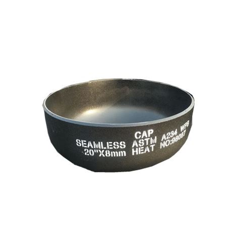 Large Diameter Steel Pipe Cap SMLS 20 8mm ASTM A234 WPB ZIZI