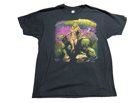 Rare Vintage Boris Vallejo Fantasy Art Promo T S Gem