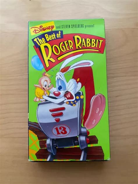 Vintage The Best Of Roger Rabbit Vhs Animated Cartoon Tape Movie