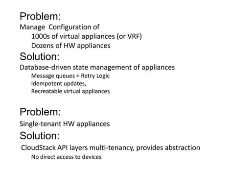 Scalable Networking In Apache Cloudstack