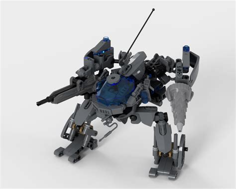 Lego Moc Titan Mech By Apachaihapachai Rebrickable Build With Lego