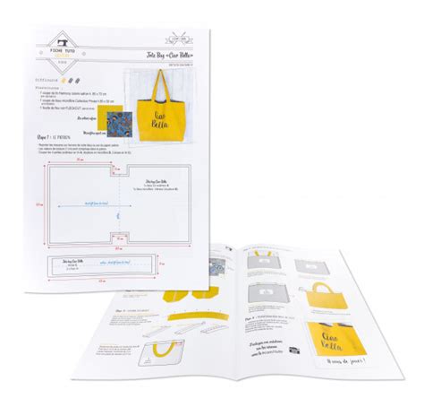 Fiche Tuto Couture 3b Com Tote Bag Ciao Bella La Fourmi Creative
