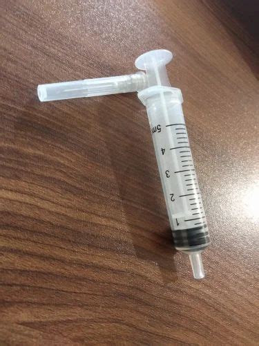 Pvc Slip Tip 5ml Disposable Syringe At Rs 235piece In Kalol Id