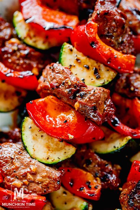 Juicy Grilled Beef Kebabs With Amazing Marinade Munchkin Time