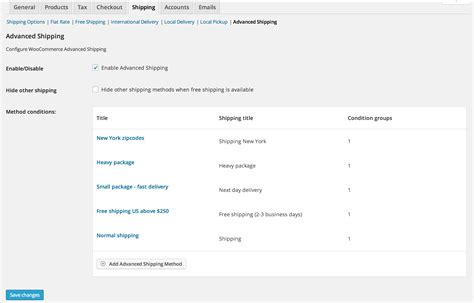 Introducing Woocommerce Advanced Shipping Jeroen Sormani