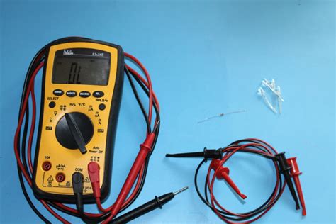 Testing LEDs With A Multimeter Instructables