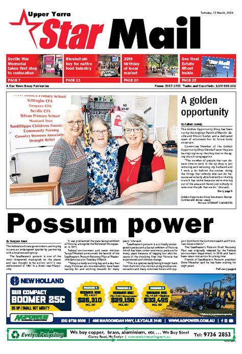 Mail Upper Yarra Star Mail 12th March 2024 Upper Yarra Star Mail