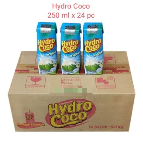 Hydro Coco Minuman Air Kelapa Original Hydrococo 1 Dus Karton Isi