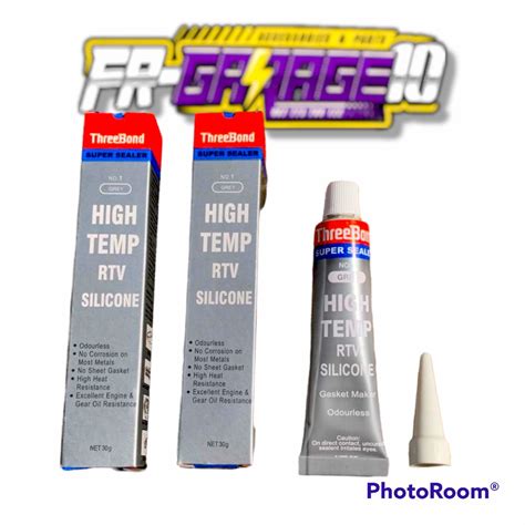 Jual Lem Threebond SUPER SEALER NO HIGH Temp RTV Silicone Grey Abu Abu Gr Lem Packing