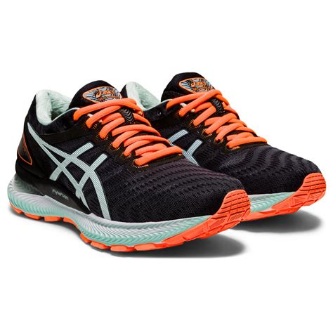 Asics Laufschuhe Gel Nimbus 22 Dämpfung schwarz mint Damen online